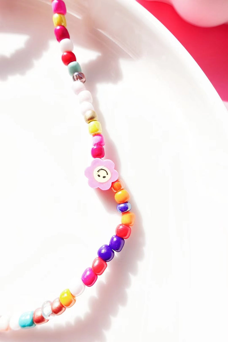 Colorful Beaded Necklace – FunkyPinky