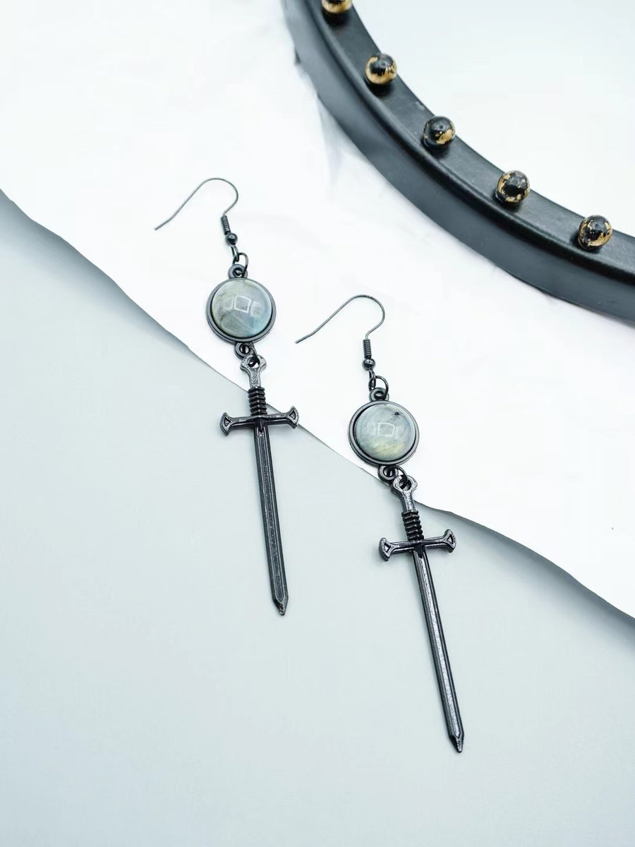 Sword Punk Style Drop Earrings – FunkyPinky