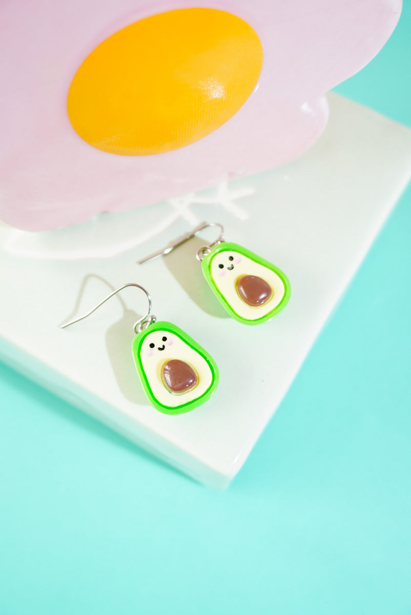 Avocado Hook Drop Earrings – FunkyPinky